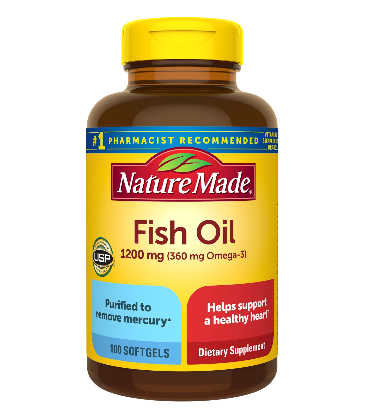 Nature Made Fish Oil 1200 Mg 100 Softgels| Buy Indian Products Online ...
